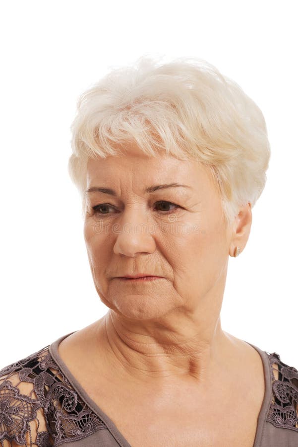 Portrait of an Old, Elderly Lady. Stock Photo - Image of beautiful ...