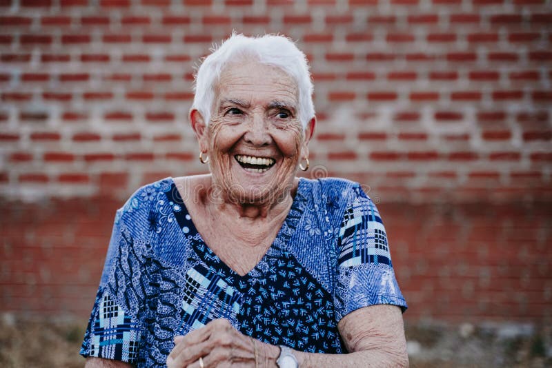 Portrait of Old Lady in Her 80s Laughing Happily Stock Photo - Image of ... Portrait of Old Lady in Her 80s Laughing Happily Stock Photo - Image of ...
