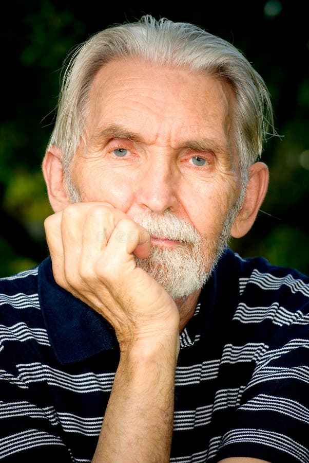 Portrait of old man stock photo. Image of autumn, caucasian - 6137430