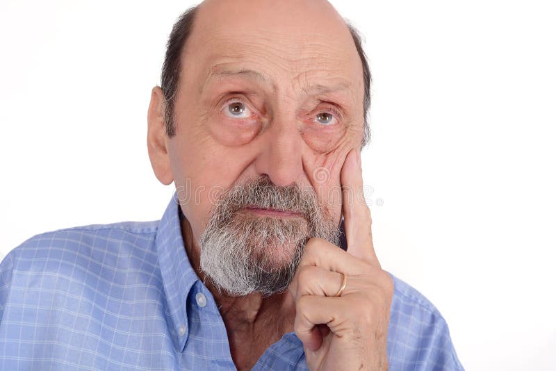 1,200+ Old man thinking Free Stock Photos - StockFreeImages