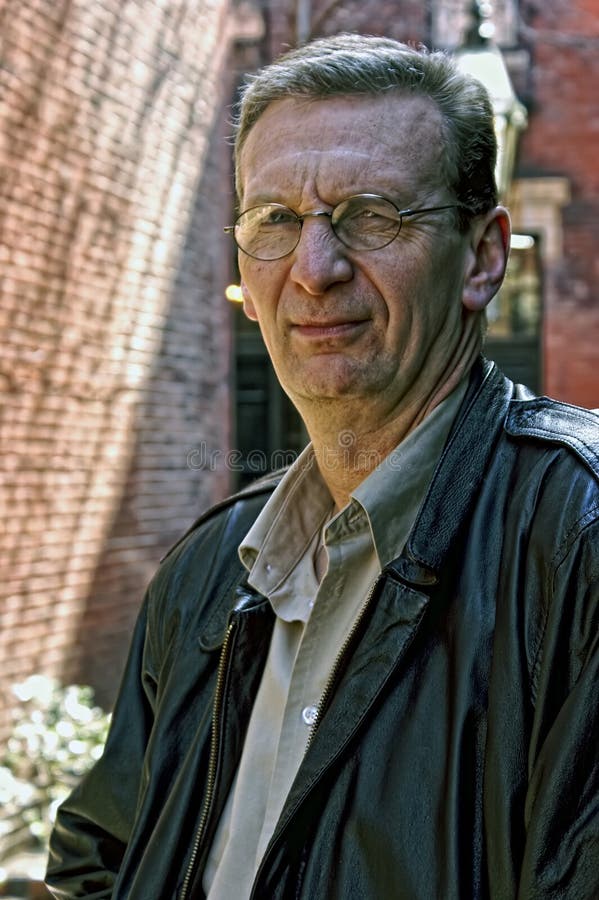 Portrait Older Man Squinting Outdoors Stock Photos - Free & Royalty ...