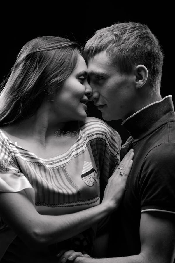 Portrait of a Passionate Couple Stock Photo - Image of casual, model ...