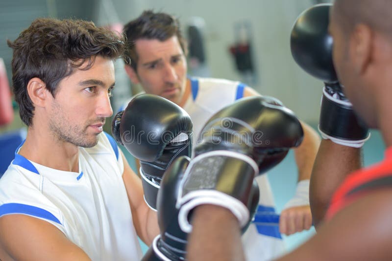 Portrait People during Boxing Practice at Gym Stock Photo - Image of ...