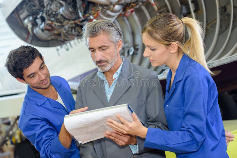 Portrait People Reading Assembling Manual Stock Photo - Image of read ...