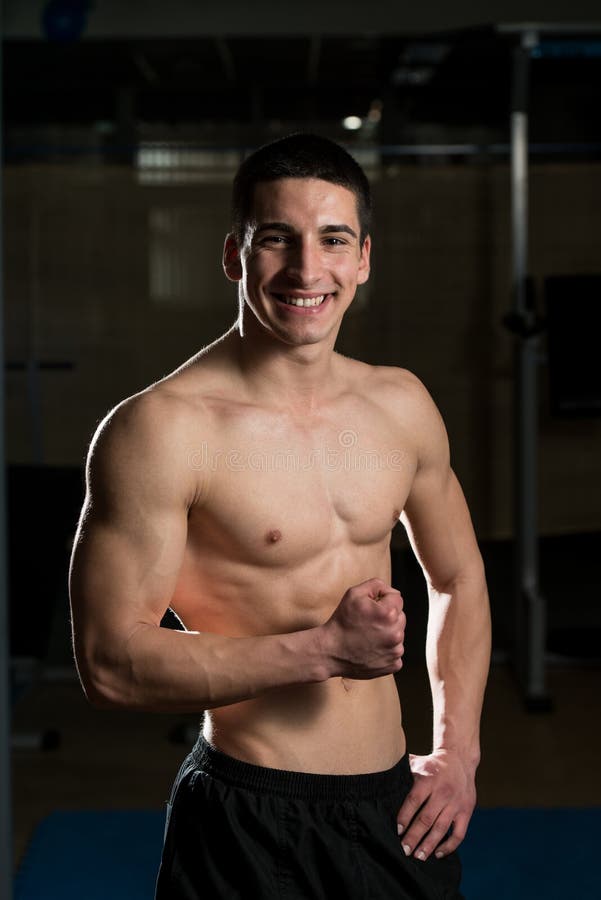 Portrait of a Physically Fit Young Man Stock Photo - Image of chest ...