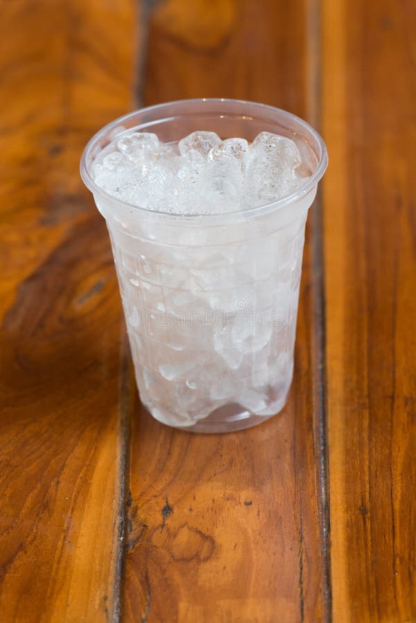 Portrait of Plastic Cup Filled with Ice Stock Image - Image of freeze ...