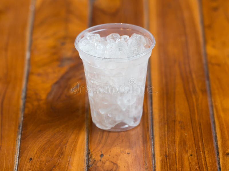 Portrait of Plastic Cup Filled with Ice Stock Image - Image of freeze ...