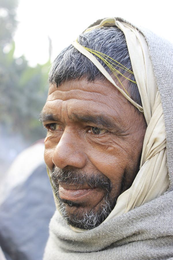 Portrait of a Poor Old Man. Editorial Stock Image - Image of distressed ...