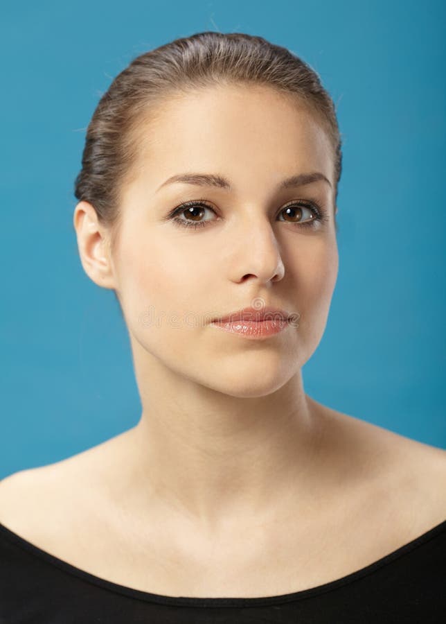 Portrait of pretty girl stock image. Image of chemise - 14515929