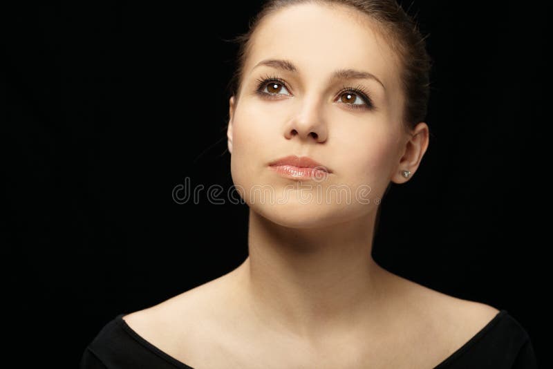 Portrait of pretty girl stock photo. Image of cute, portrait - 14682460