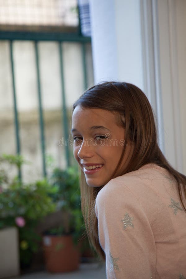 Portrait a pretty girl stock photo. Image of young, pretty - 65034140