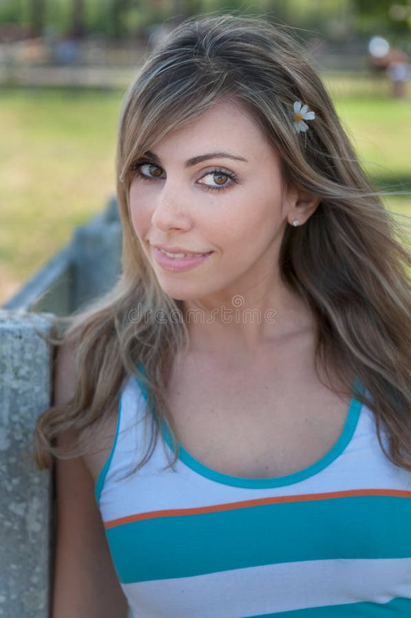 Portrait of a pretty woman stock image. Image of style - 28555569