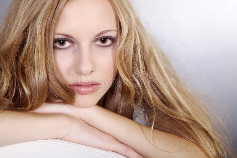 Portrait pretty woman stock photo. Image of dress, eyes - 39258676