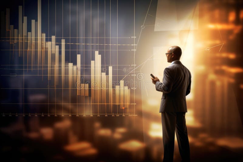 Portrait of a Professional Financial Analyst in the Modern Digital ...