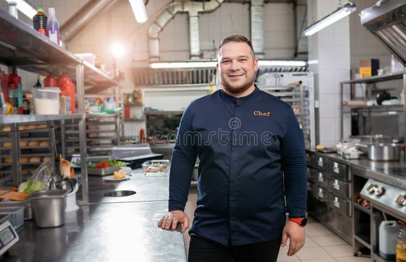 Portrait of a Professional Restaurant Chef Stock Photo - Image of ...