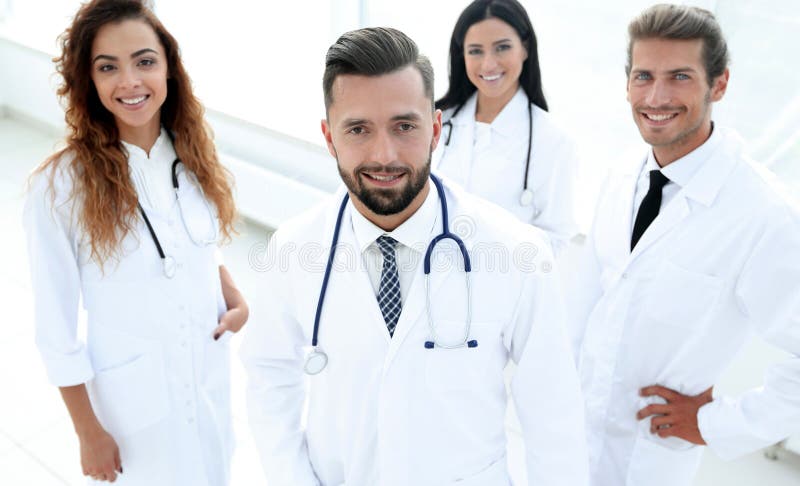 Portrait of a Professional Team of Doctors Stock Photo - Image of ...