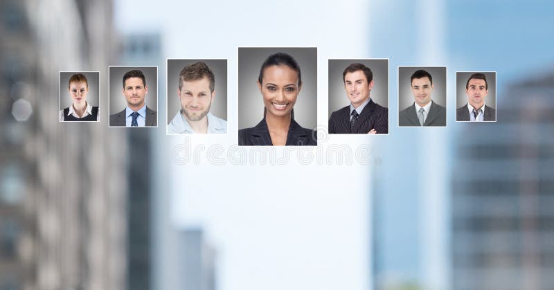 Portrait Profiles of Different People Stock Image - Image of 2529 ...