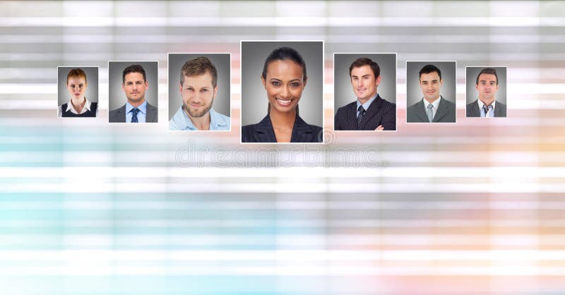 Portrait Profiles of Different People Stock Image - Image of beautiful ...