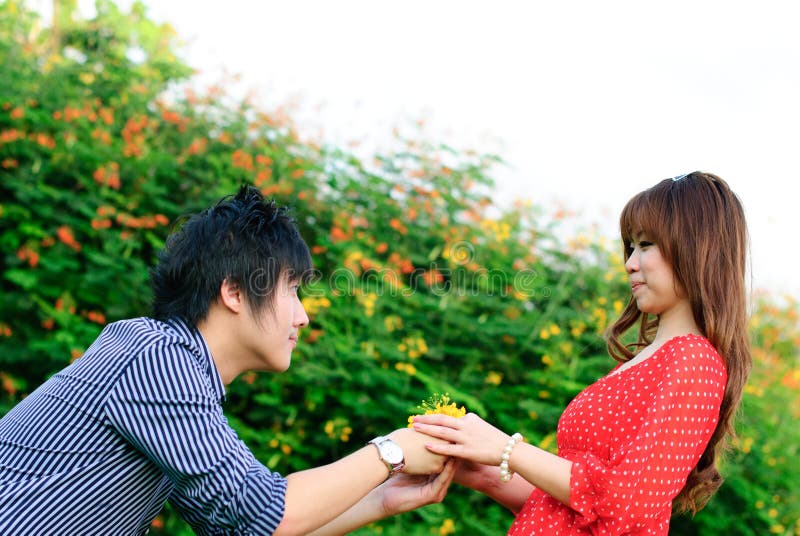 Portrait proposal happy stock photo. Image of proposal - 20043126