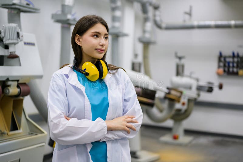 Portrait of Prosthetic Technician Working at Prosthetic Manufacturing ...