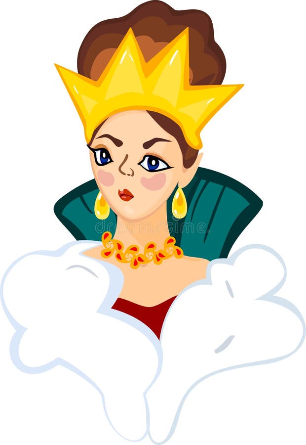 Portrait of queen stock vector. Illustration of coronet - 62177713