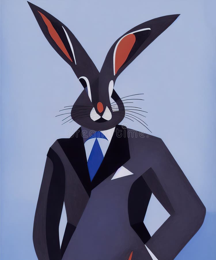 Anthropomorphic Rabbit Stock Illustrations – 500 Anthropomorphic Rabbit ...