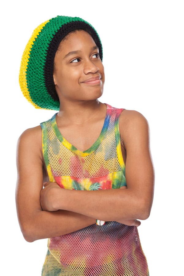 Portrait of a rasta child stock photo. Image of happy - 22237982