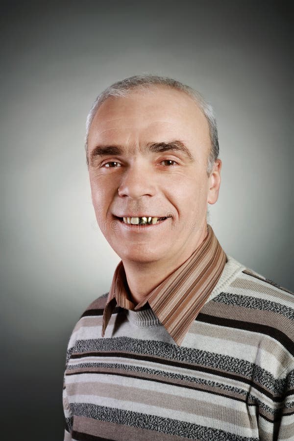 Portrait of a real man stock image. Image of studio, close - 22574155