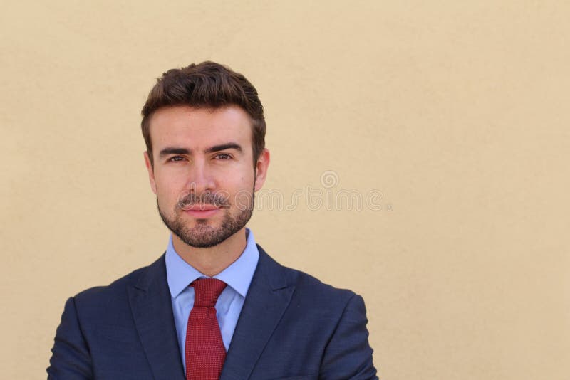 Portrait of a Realtor Outside an Apartment Building Stock Photo - Image ...