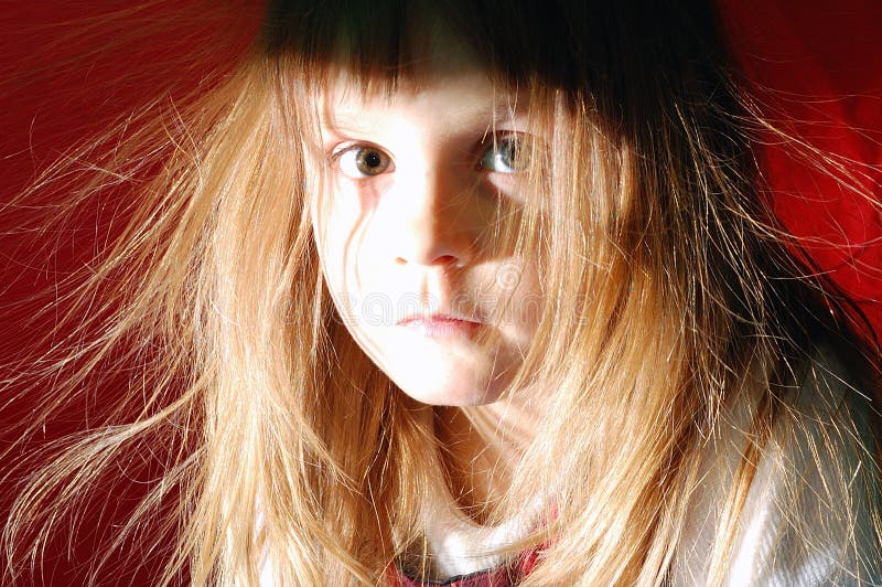 Portrait on red stock photo. Image of elementary, highlight - 7675670