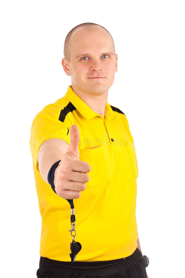 Football Referee Showing You the Red Card Stock Photo - Image of ...