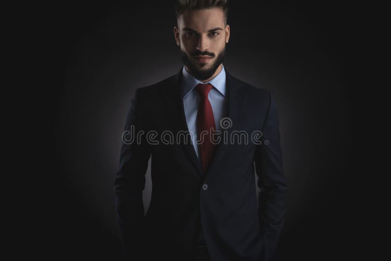 Relaxed Smart Casual Man with Arms Crossed Looking To Side Stock Photo ... Relaxed Smart Casual Man with Arms Crossed Looking To Side Stock Photo ...