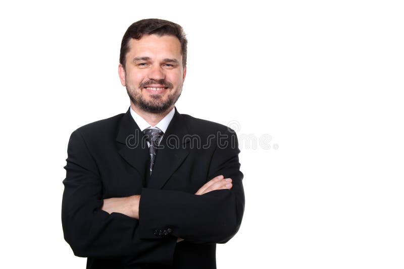 Portrait of a Happy Business Man Stock Image - Image of businessman ...