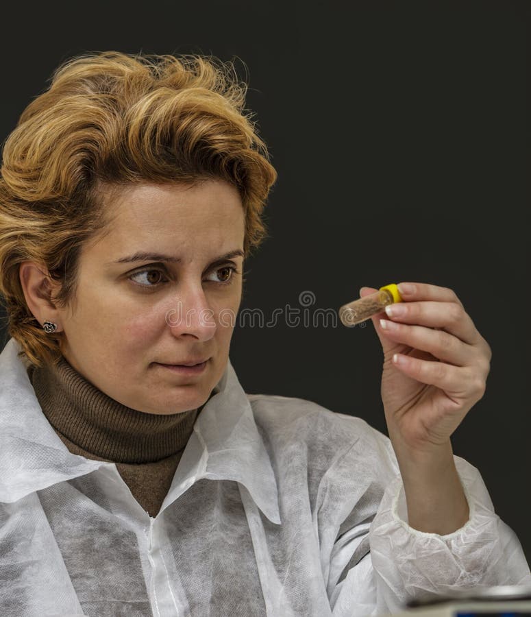 Portrait of Researcher stock image. Image of education - 214582029