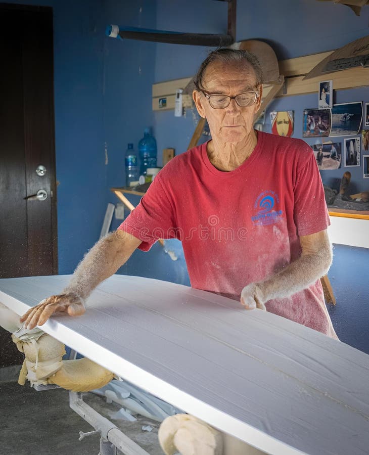 Portrait of Robert August Working in the Workshop, Standing Next To a ...