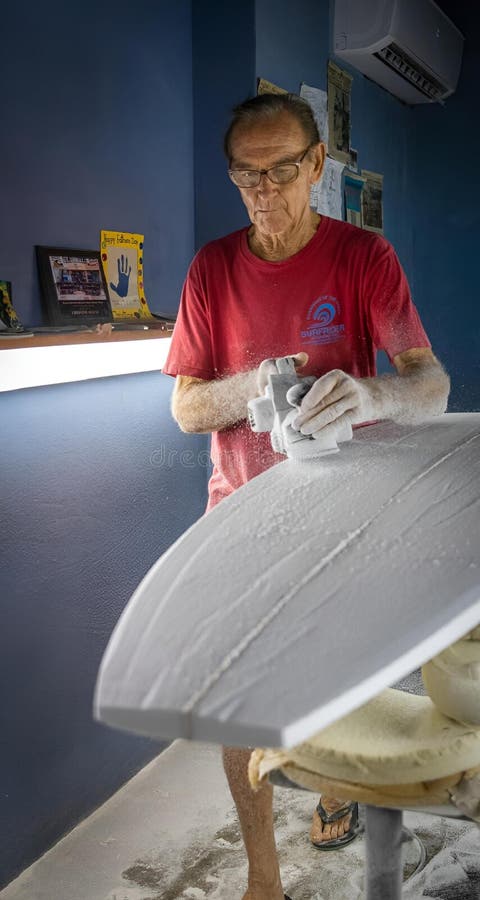 Portrait of Robert August Working in the Workshop, Standing Next To a ...
