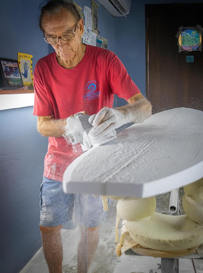 Portrait of Robert August Working in the Workshop, Standing Next To a ...