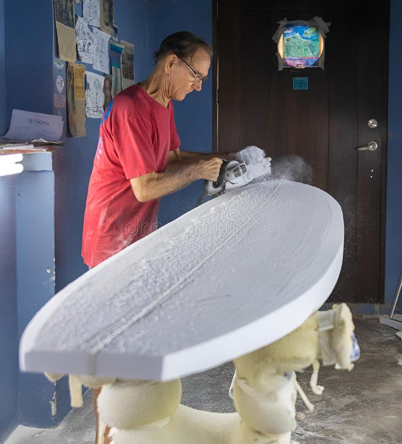 Portrait of Robert August Working in the Workshop, Standing Next To a ...