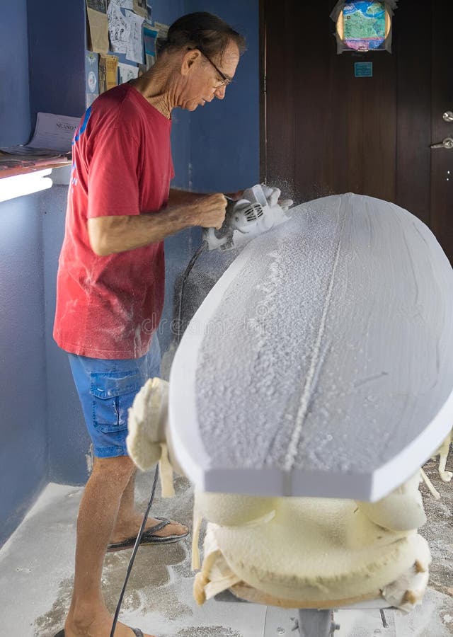 Portrait of Robert August Working in the Workshop, Standing Next To a ...