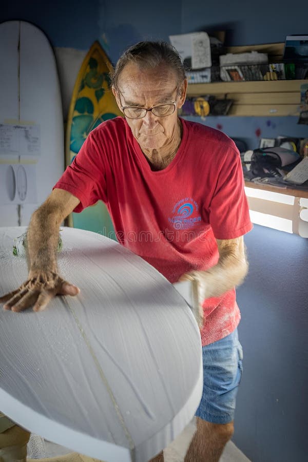 Portrait of Robert August Working in the Workshop, Standing Next To a ...