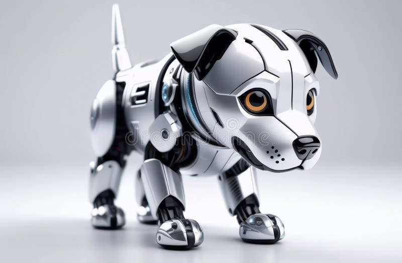 Cyborg dog stock photo. Image of concept, computer, futuristic - 342603506