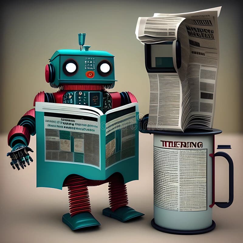 News Robot Stock Illustrations – 549 News Robot Stock Illustrations ...