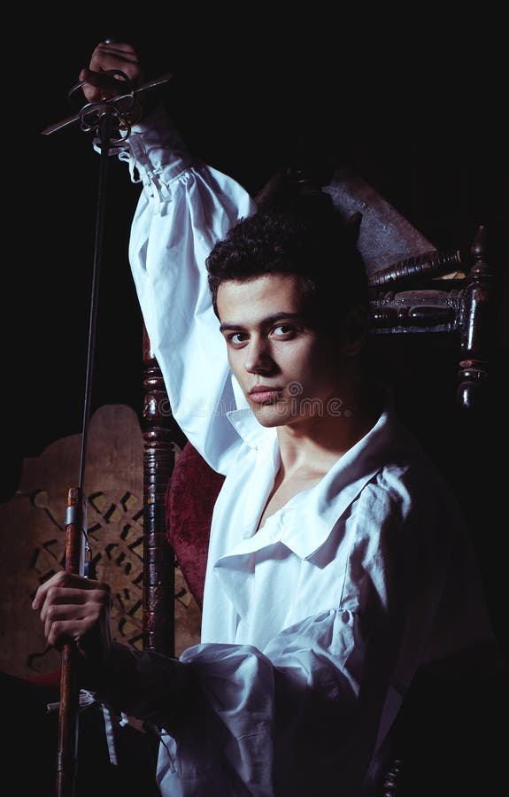 Portrait of a romantic man stock image. Image of carnival - 30377895