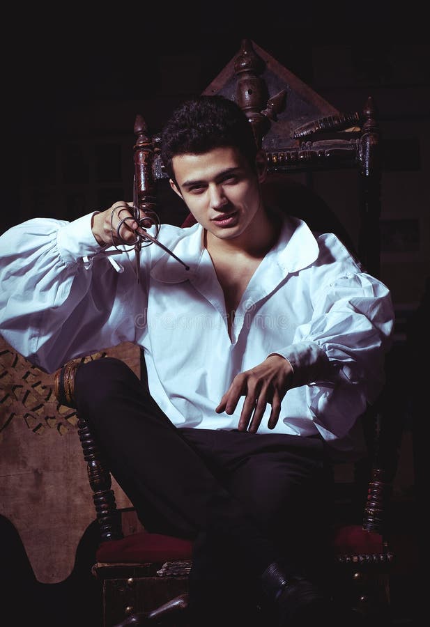 Portrait of a romantic man stock photo. Image of people - 30377876