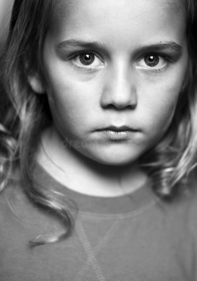 Portrait of sad boy stock image. Image of adolescent, black - 6510513