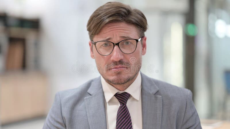 Portrait of Sad Businessman Crying at Camera Stock Photo - Image of ...