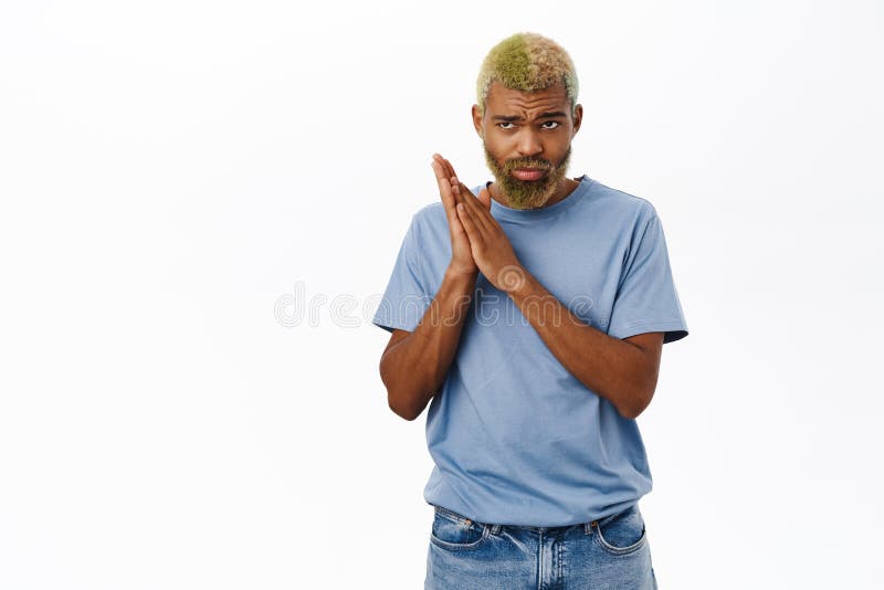 Portrait of Scheming Man Rub His Hands, Looking Devious, Has Plan ...