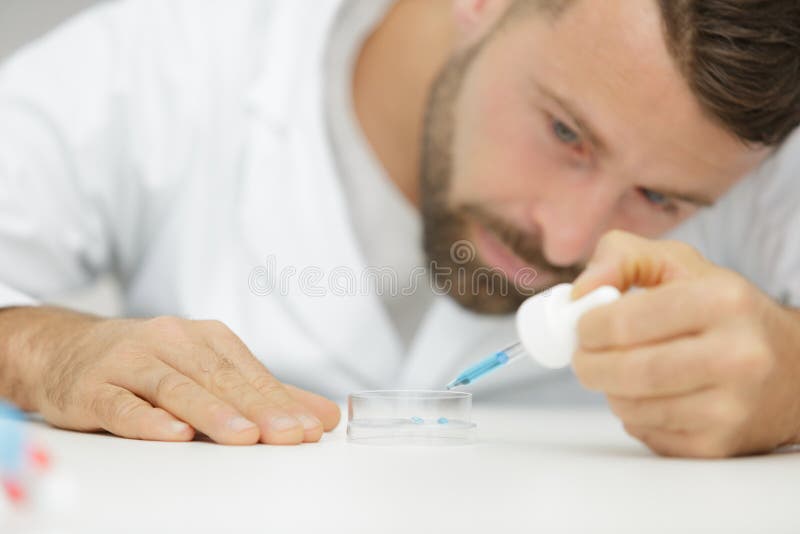 Portrait Science Lab Researcher Stock Image - Image of healthcare ...