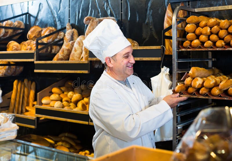 Bread in European bakery stock image. Image of typical - 277372231