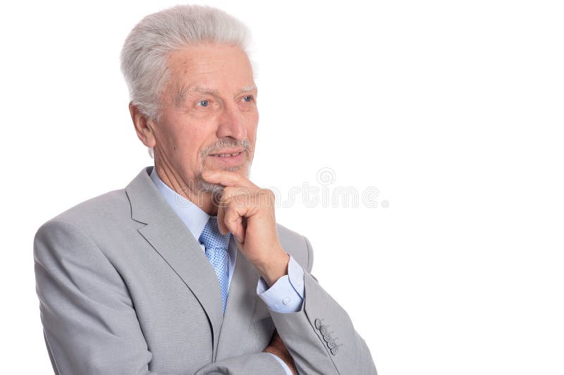 Senior man thinking stock image. Image of face, lifestyle - 108209037